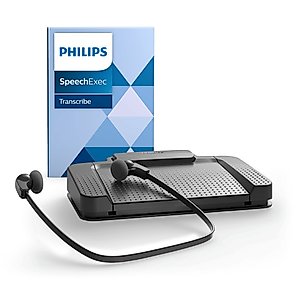 Philips LFH7177-06 with SpeechExec Digital Basic Transcription Software 2 Year Subscription Kit
