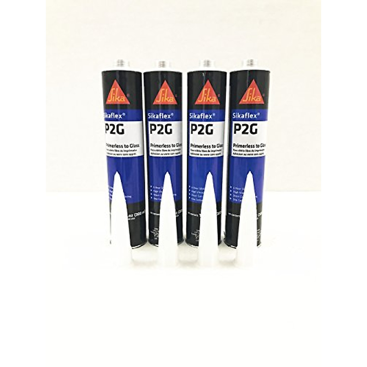 Auto Glass Sealant Windshield Urethane Glue Sikaflex P2G Primerless Adhesive x 4
