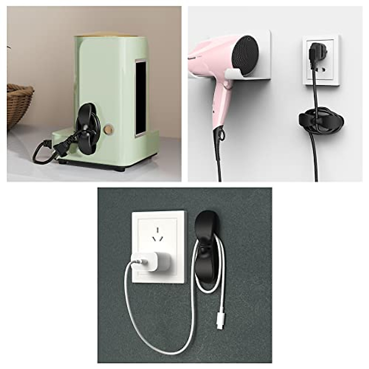 Cord Organizer for Appliances Kitchen, 6 Pack Cord Winder Organizer Holder Keeper, for Mixer, Blender, Coffee Maker, Pressure Cooker and Air Fryer