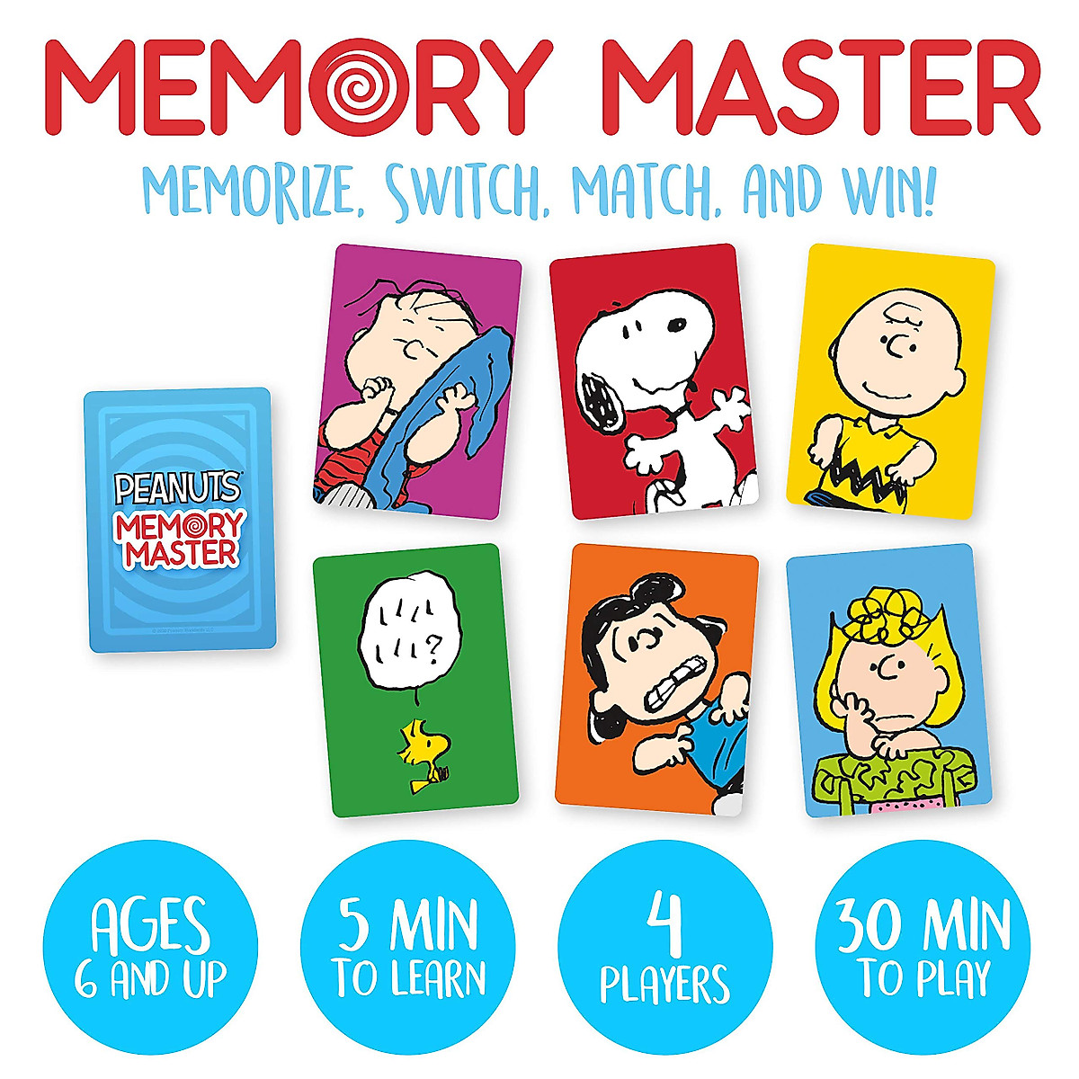 AQUARIUS - Peanuts Memory Master Card Game