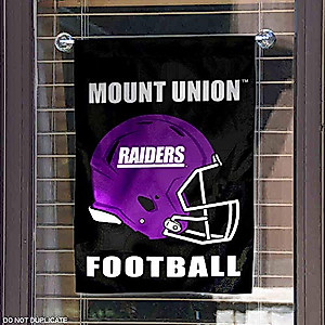 Mount Union Raiders Football Helmet Garden Flag
