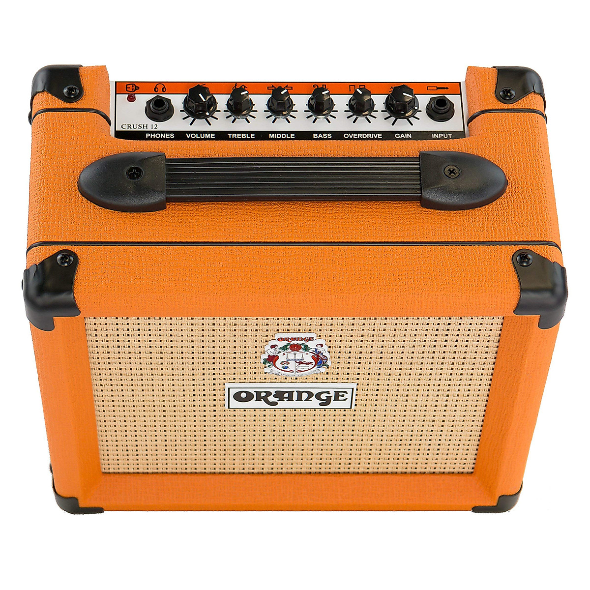 Orange Amps Crush 12 12 Watts Power Amplifier for Electric Guitars - Orange (Renewed)