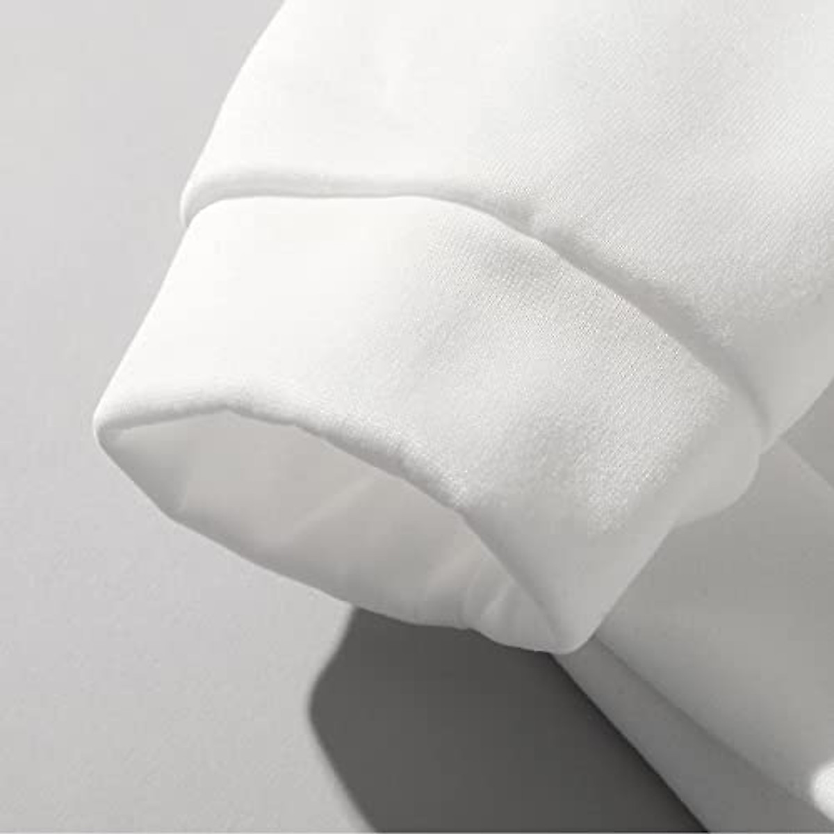 DUOWEI Mom Mode Sweatshirt Hawaii Men Women Letter Graphic Print Round Neck Long Sleeve Tops Sweatshirt Long Sleeve T Shirts White, XX-Large