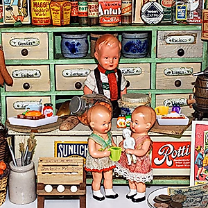 Miniature Tea Dollhouse Kitchen Accessories Set Mini Food for Dollhouse Snacks Resin Kitchen Accessories Juice Hamburger Milk Bread Jam Cup Egg Pretend Play Food Toys (Rich Style,20 Pieces)