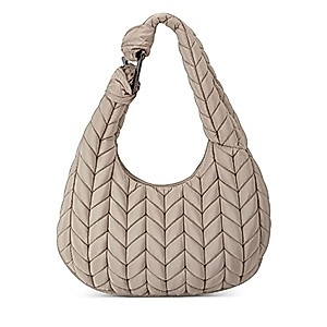 Vince Camuto Womens Chlor Bag Hobo, Wild Mushroom, One Size US