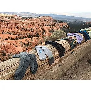 Farm to Feet Boulder Lightweight Crew Merino Wool Socks, Green Gables, Large