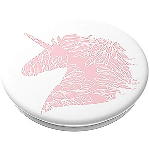 PopSockets: PopGrip with Swappable Top for Phones and Tablets - (Unifloral White)