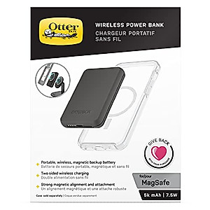 OtterBox Wireless Power Bank for MagSafe, 5k mAh - Black