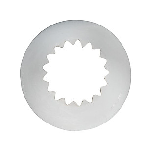 Restaurantware Pastry Tek Piping Tip 1 Round Round Tip For Icing - #10 Corrosion-Resistant Stainless Steel Icing Tip Dishwasher-Safe Decorate Cupcakes Cakes or Cookies