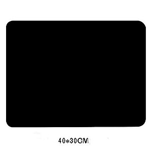 Black Silicone Student Table Mat, Countertop Place Mat, Large Oven Counter Children Table Mat, 15.7" 11.8"