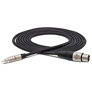 Hosa HXR-010 Pro Unbalanced Interconnect, REAN XLR3F to RCA, 10 ft