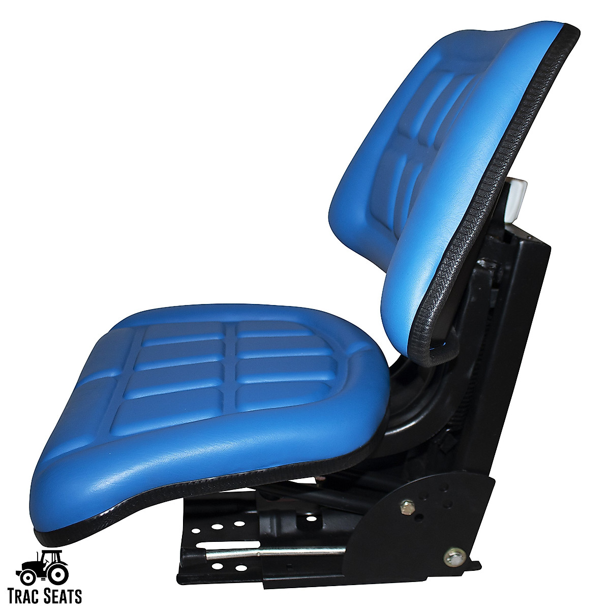 BLUE TRAC SEATS BRAND TRIBACK STYLE UNIVERSAL TRACTOR SUSPENSION SEAT WITH TILT FITS FORD/NEW HOLLAND 3000 3010 3300 3330 3400 3600 3610 (SAME DAY SHIPPING - Delivers in 1-4 Business days)