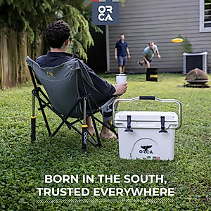 ORCA Chaser 27oz | Insulated, Stainless Steel Bottle with a Spill Proof Whale Tale Lid, Dishwasher Safe Tumbler for Hot & Cold Drinks — Donuts