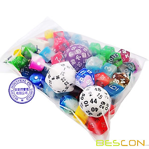 Bescon Big Better Rejects Dice Pack 100+, Second Dice Set 100pcs