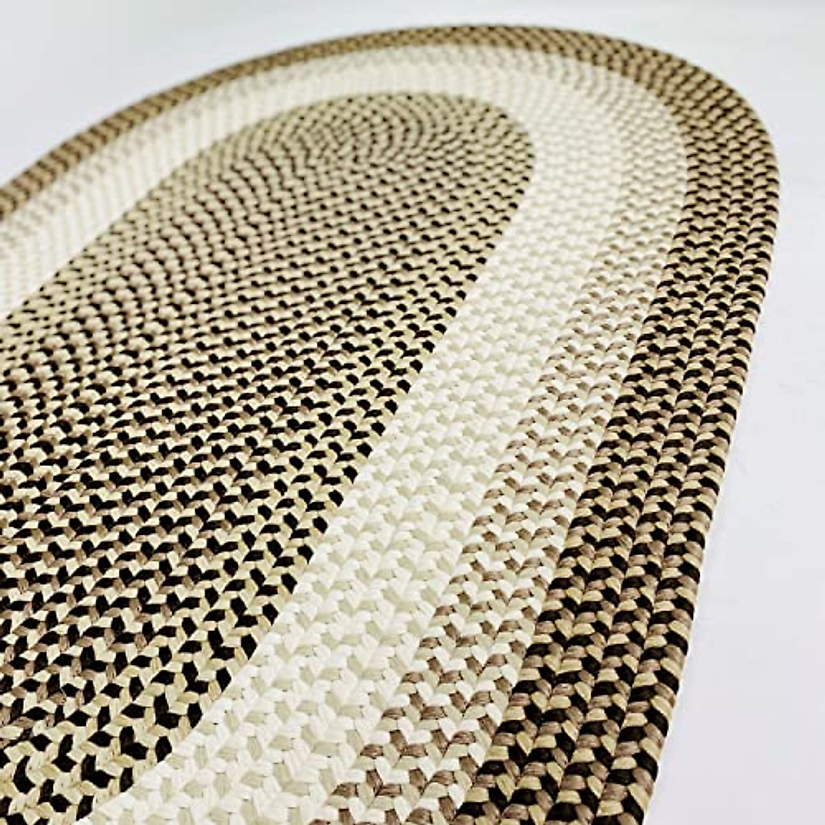 Colonial Mills Marin Braided Rug, 4x6, Sand