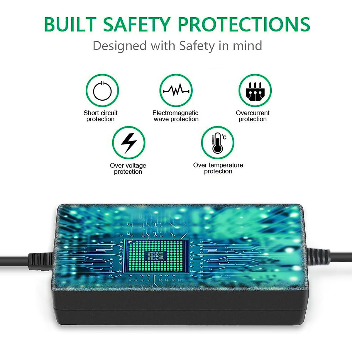 J-ZMQER AC/DC Adapter Compatible with LG HX300 HX300G HX300G-JE HX300W LED XGA Mini Portable DLP Projector Power Supply Cord Cable PS Charger Mains PSU