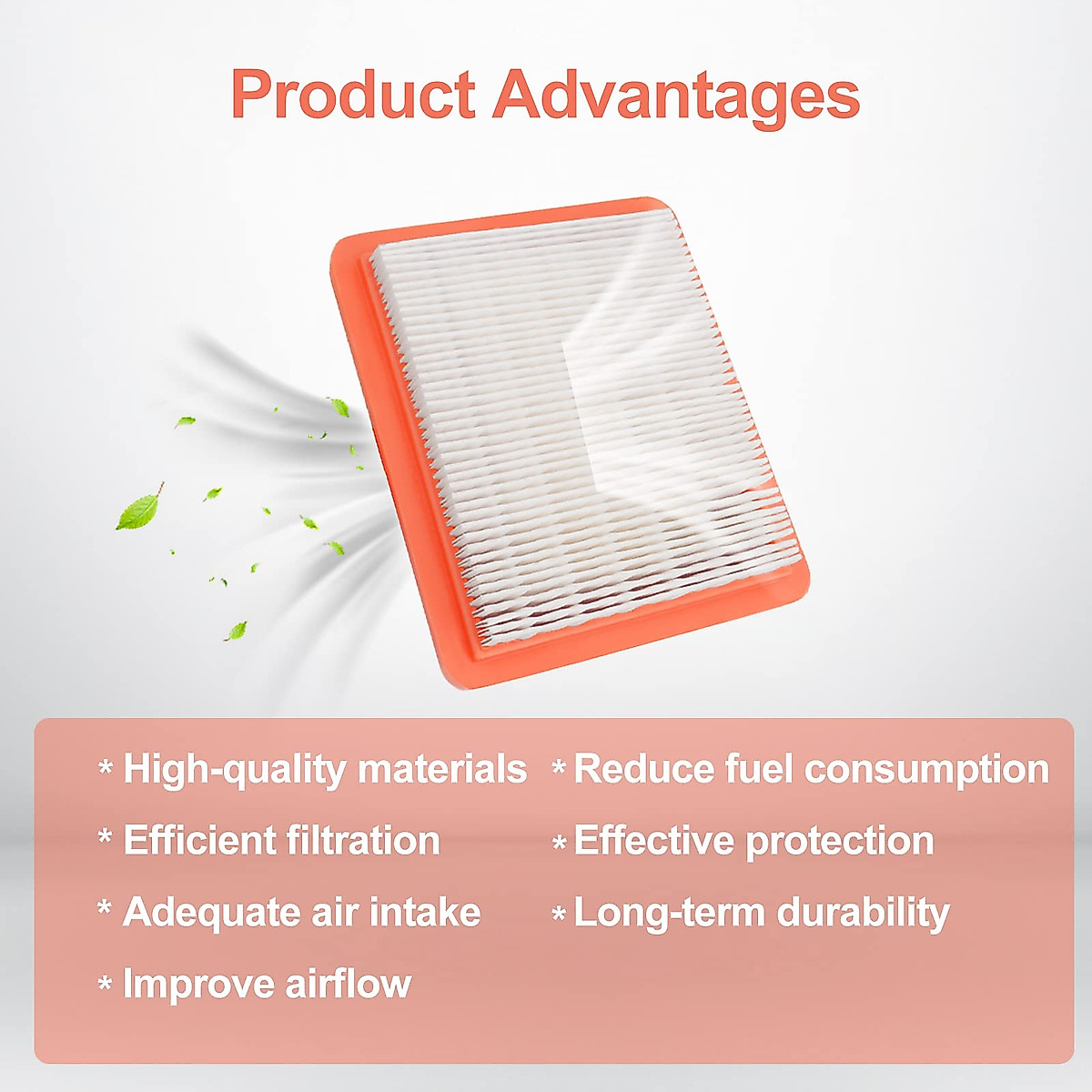 KLWZH 17211-Z8B-901 Air Filter for Honda GCV160LAO GCV190LA GC190LA HRR216 HRB216 HRB217 HRC216 HRS216 HRT216 HRX217 HRZ216 Lawn Mower EB2800I EG2800I Generator Air Filter