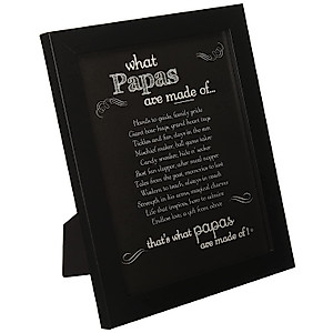 Papa Chalkboard Frame - Gift for Papa for Father's Day, Birthday, Birth of Grandchild - Made in USA