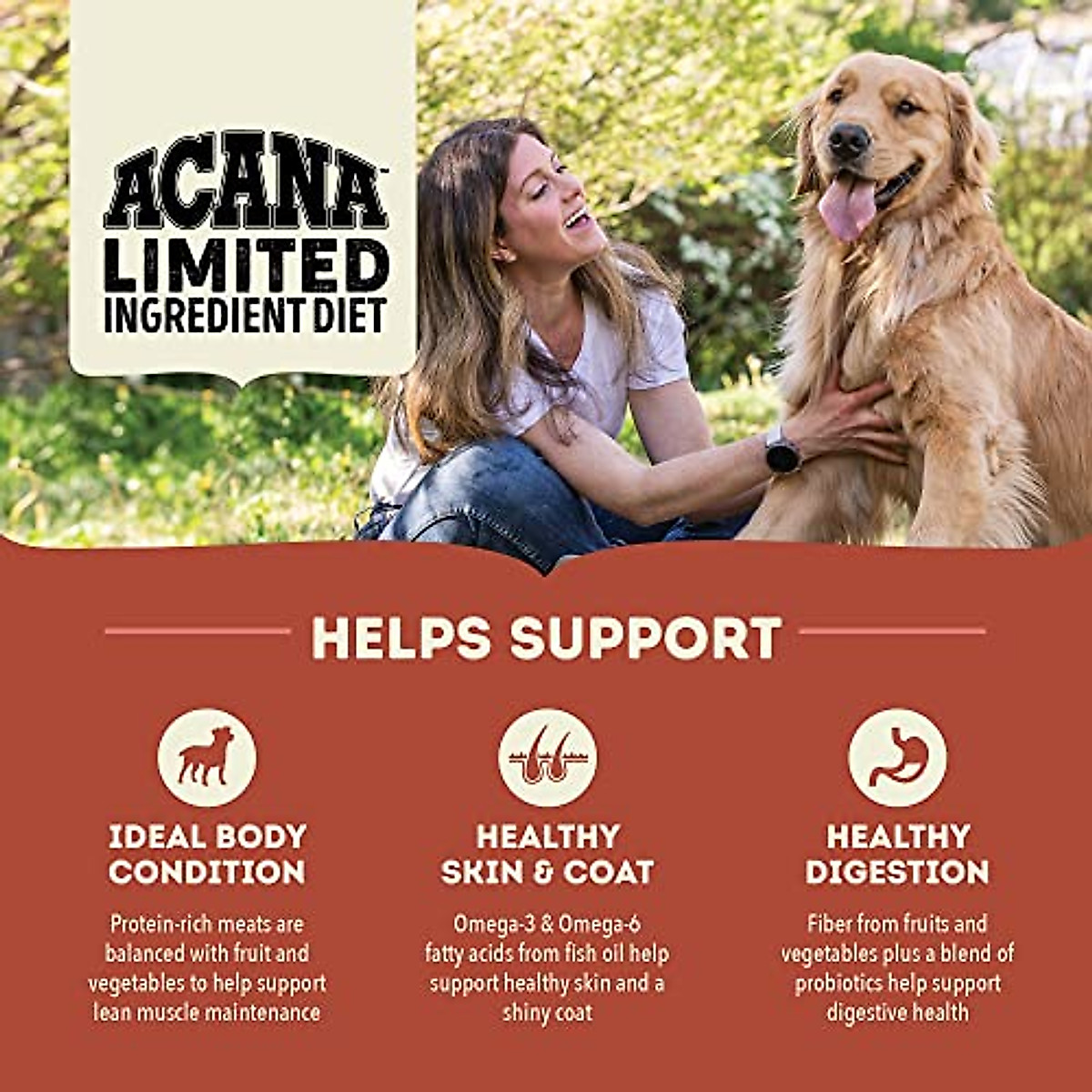 ACANA® Singles Limited Ingredient Dry Dog Food, Grain-free, High Protein, Beef & Pumpkin, 4.5lb