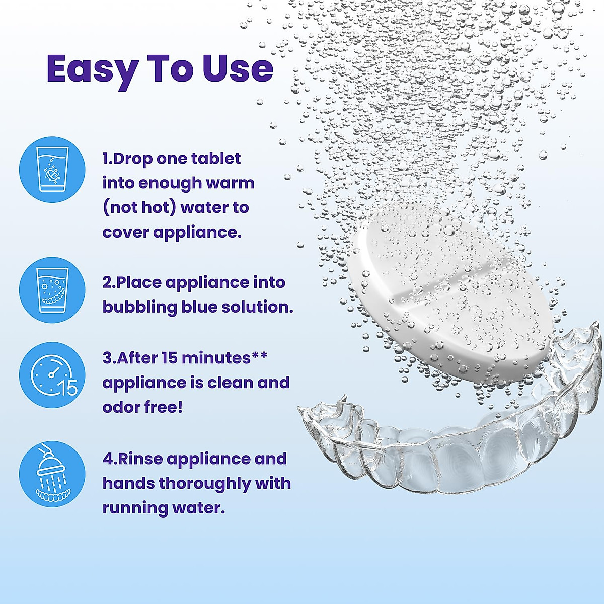 Retainer Brite Retainer brite, 1 year supply, 384 tablets, 384 Count