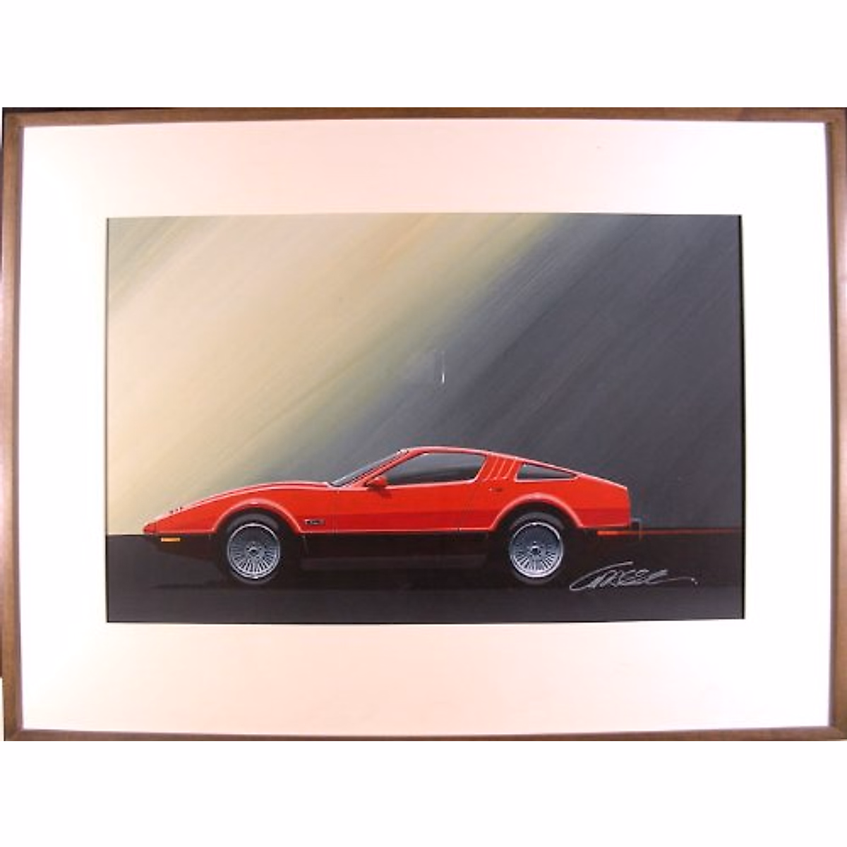 Bricklin conceptual car design.