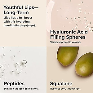 Paula's Choice BOOST Hyaluronic Acid + Peptide Lip Booster, Hydrating Treatment for Lip Volume, Loss of Firmness & Fine Lines, with Squalane, Fragrance-free & Paraben-free.33 Fluid Ounces