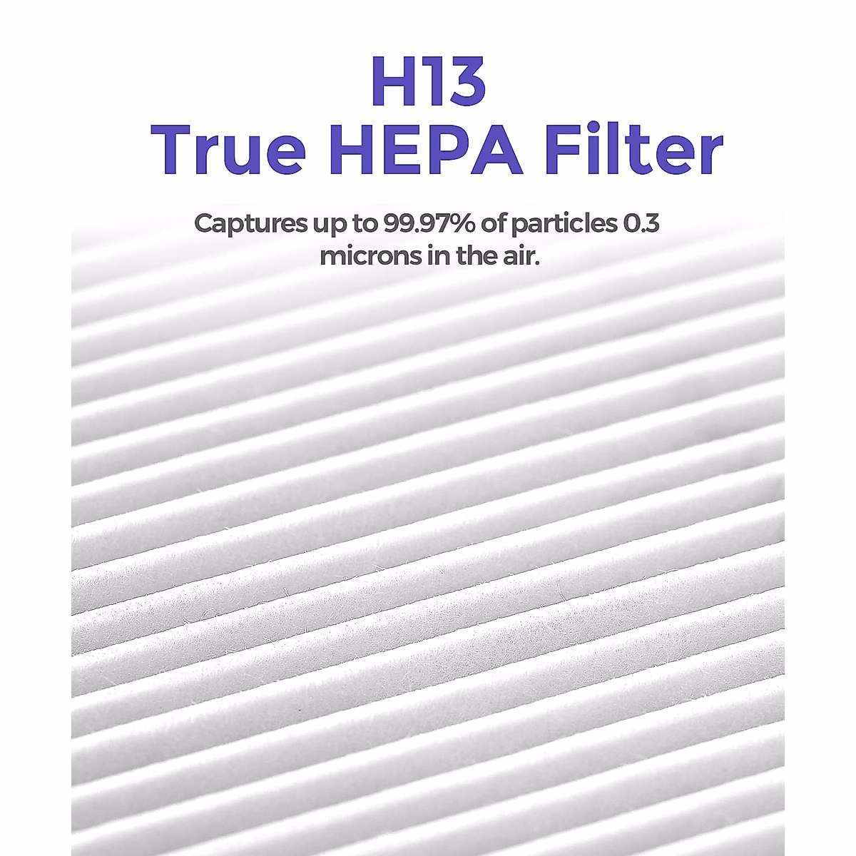 ROSEKM 1-Year Pack Air Purifier Replacement Filter for AP001R, True HEPA Filter, 4 Pack