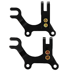 DQITJ 2 Pack Brake Bracket Adapter MTB Bicycle Mounting Holder 20mm and 31.8mm Disc Brake Bracket Bicycle Components (160mm)