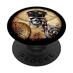 Pirate Pop Socket - Pirate Gifts - Skull 2 PopSockets PopGrip: Swappable Grip for Phones & Tablets