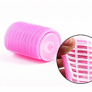 2Pcs/Set Plastic Hair Rollers Curlers Bangs Self-Adhesive Hair Volume Hair Curling Styling Tools Magic Women DIY Makeup Tools S
