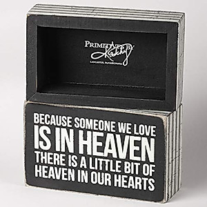 Primitives by Kathy Someone We Love in Heaven Bereavement Box Sign