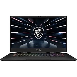 MSI Stealth GS77 17.3" QHD 240Hz Ultra Thin & Light Gaming Laptop: Intel Core i9-12900H RTX 3070 Ti 32GB DDR5 1TB NVMe SSD, USB-Type C, Thunderbolt 4, CNC Aluminum, Win11 Pro: Core Black 12UHS-084