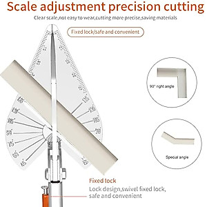GARTOL Large Miter Shear Cutter, Multifunctional Multi Angle Trunking Shear, Angle Shears Scissors For Vinyl Wood Molding Trim, Angle Cutter Adjustable at 45 to 135 Degree with Replacement Blades
