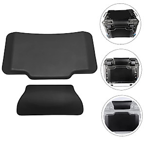 Unomor 1 Set Trunk Cushion Wear-Resistant Back pad Lumbar Support Pillow Leather Back Pillow Motorcycle Accessory Back Support Pad Wear-Resistant Backrest Sponge pu Waist Ornaments