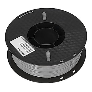 3D Printer Roll Filament, High Accuracy Consumables 1kg Spool 1.75mm PLA Print Filament for Industrial Devices(Silver)
