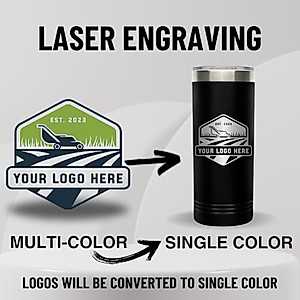 22oz Skinny Tumbler with Slider Lid - Upload Your Logo, Custom Double Wall Vacuum Insulated Straw Travel Bottle, Ideal for Corporate Gifts, Events, and Sports Teams