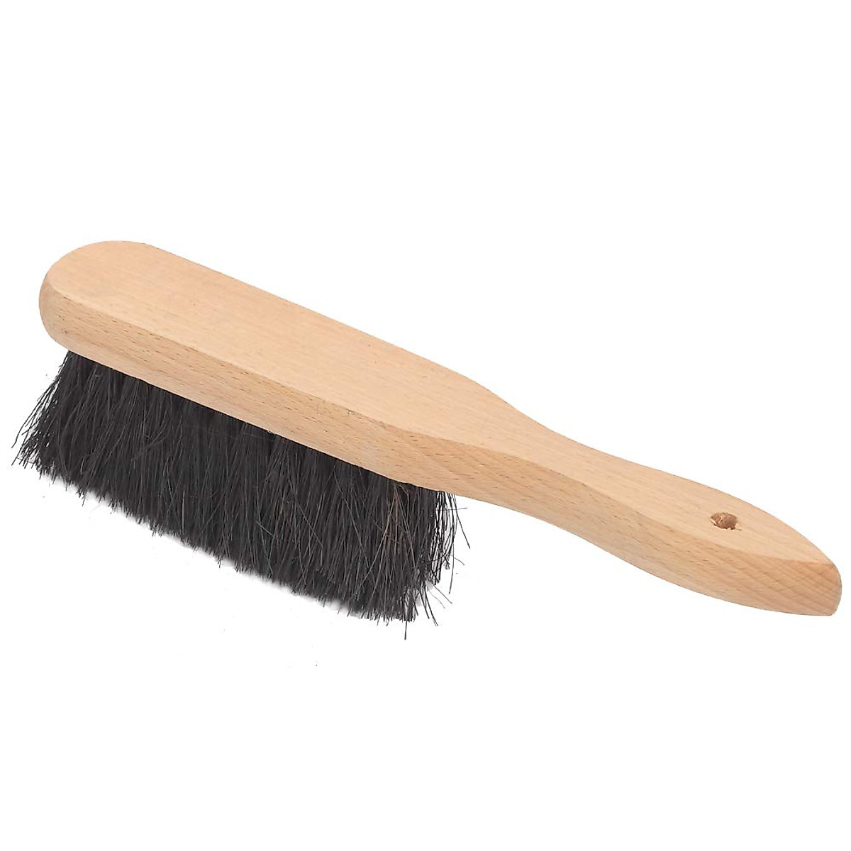 Aboniris Coal Shovel and Hearth Brush Set Made of Natural Wood and Coco Bristles, Hearth Tidy Set, Fireplace Shovel and Brush, Fireplace Tool Set, Metal Brush Pan Set, Fireplace Tools, Firepit Tools