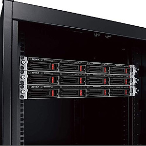 BUFFALO TeraStation 6400RN 48TB (4x12TB) Rackmount NAS with HDD Included + Snapshot Protection Against Ransomware / 4 Bay / 10GbE/ Storage Server/NAS Server/NAS Storage/Network Storage/File Server