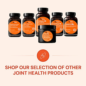Invite Health Joint Hx®- Supports Healthy Joints and Eases Inflammation and Discomfort - Combines Glucosamine, MSM, Turmeric, Bromelain - 30 Day Supply