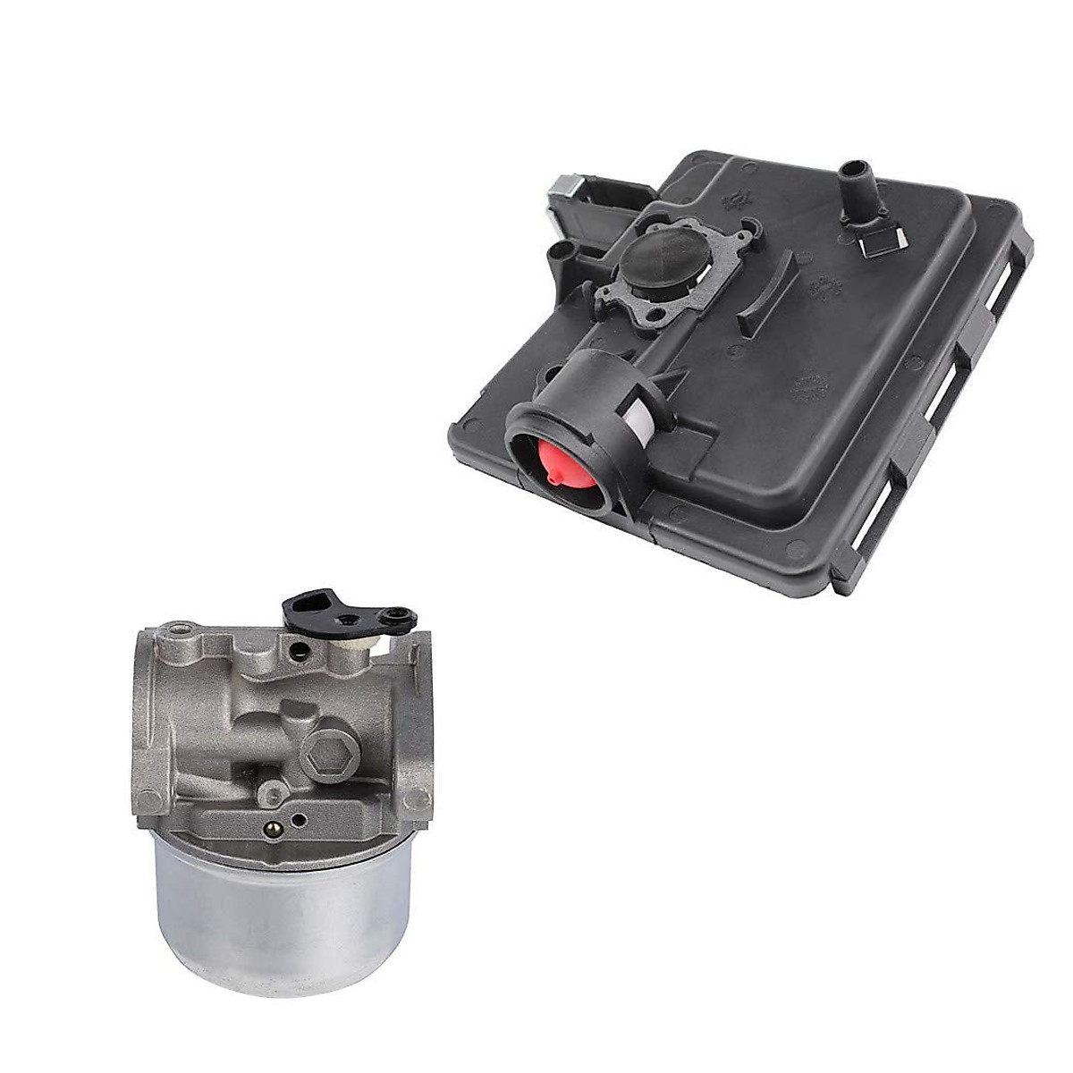 Cnfaner 799868 Carburetor - 795259 Air Filter Cleaner Primer Base - Air Vane Spring Air Filter Kit - for 122000 Model 4 Cycle Small Engines