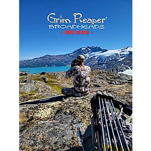 GRIM REAPER 2203 Hades Fixed Blade Broadhead 1 3/16" Cut 100gr