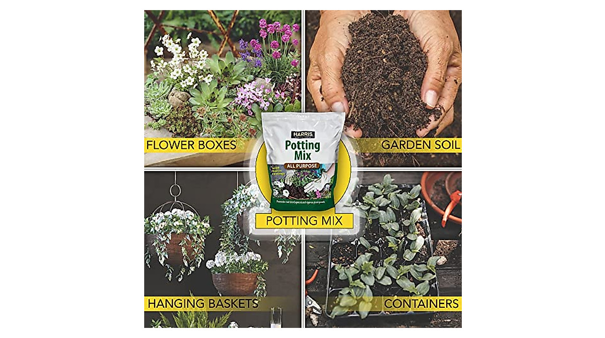 Harris Premium Potting Soil Mix with Worm Castings - 4 Quarts