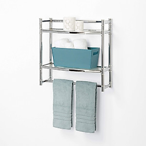 Zenna Home, Wall Shelf, Chrome