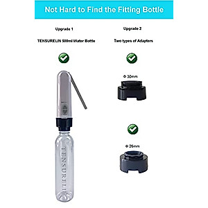 Upgraded Electric Portable Travel Bidet, Contain Large Water Bottle, Two Size adapters, USB Charger, Handy Toilette Sprayer Good for Personal Care