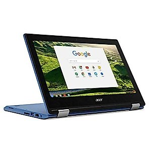 Acer Chromebook R11 CB5-132T-C67Q Touch Screen Chromebook with Intel Celeron N3060 Processor, 11.6" IPS Multitouch Screen 4GB Memory, 32GB SSD and Google Chrome OS