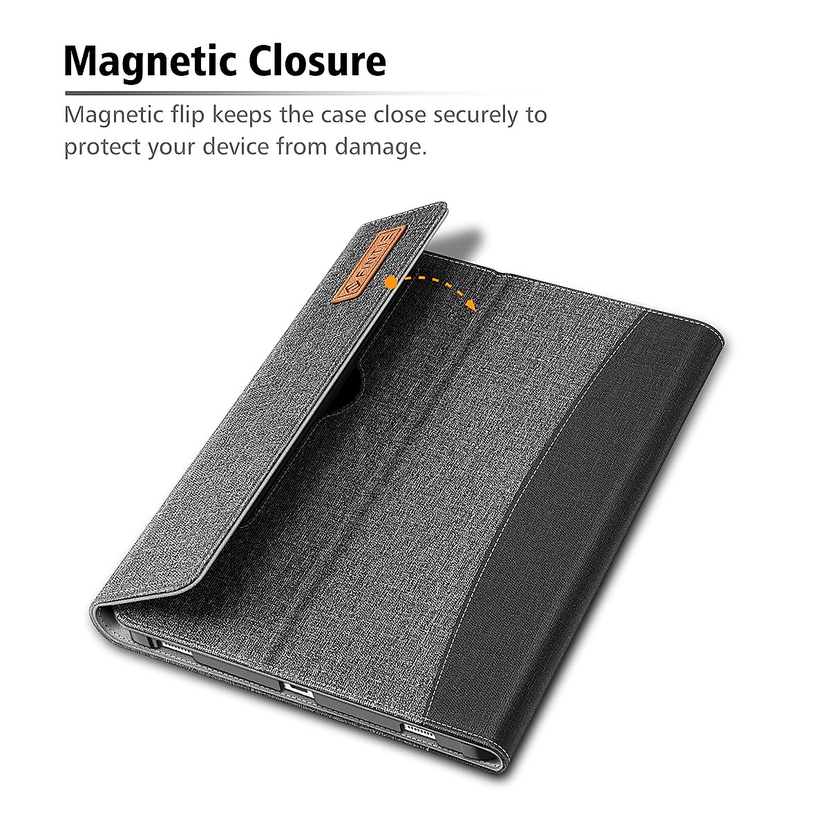 Fintie Case for Samsung Galaxy Tab S8/Tab S7 11 Inch (Model SM-X700/X706/T870/T875/T878) with Built-in S Pen Holder, Multiple Angle Portfolio Business Cover with Pocket Auto Sleep/Wake, Gray