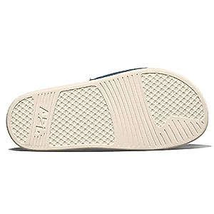 Athletic Propulsion Labs (APL) Big Logo Techloom Slide Slate/Pristine 6 B (M)