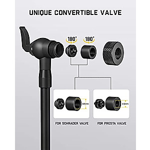 Fanttik Air Pump Hose Adapter, Extension Hose for Schrader and Presta Valve, 19.96'' Locking Tire Chuck Tube, VG8/8V1 Screw Thread Connection, Tire Inflator Universal, Suit for Car, Motorcycle, Bike