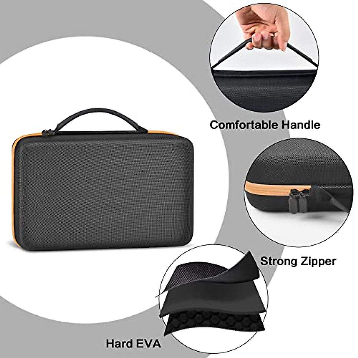 Knife Display Case for 64+ Pocket Knives, Butterfly Knife Storage Box, Folding Knives Organizer Holder, Knives Collection Protector for Survival, Tactical, Outdoor, EDC Mini Knife (Bag Only) - Brown