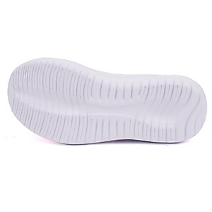 Toandon Little Girls Kids Sneakers Sequins Shoes Breathable Lightweight Elastic Band Athletic Sport Running Walking Fashion Child Strap Non Slip Hook and Loop Closure Sneakers Pink Blue Size 2